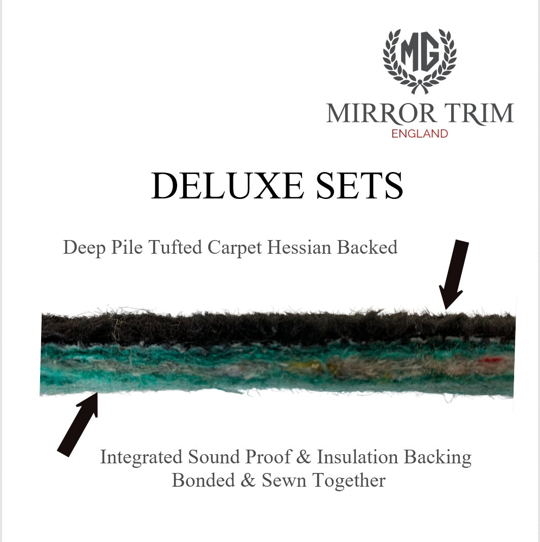 MGB GT BOOT TAIL LIGHT WELL CARPETS | PAIR 10 COLOURS – Mirror Trim