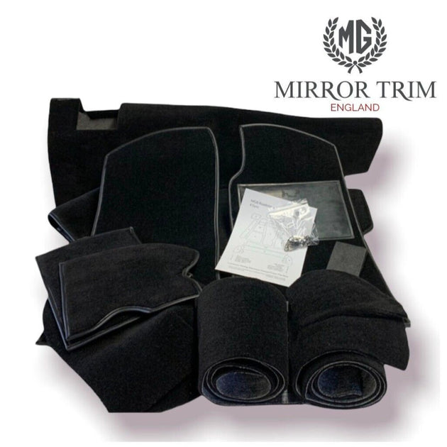 MGB ROADSTER CARPET SETS MOULDED 1967-80 4 Sync – Mirror Trim
