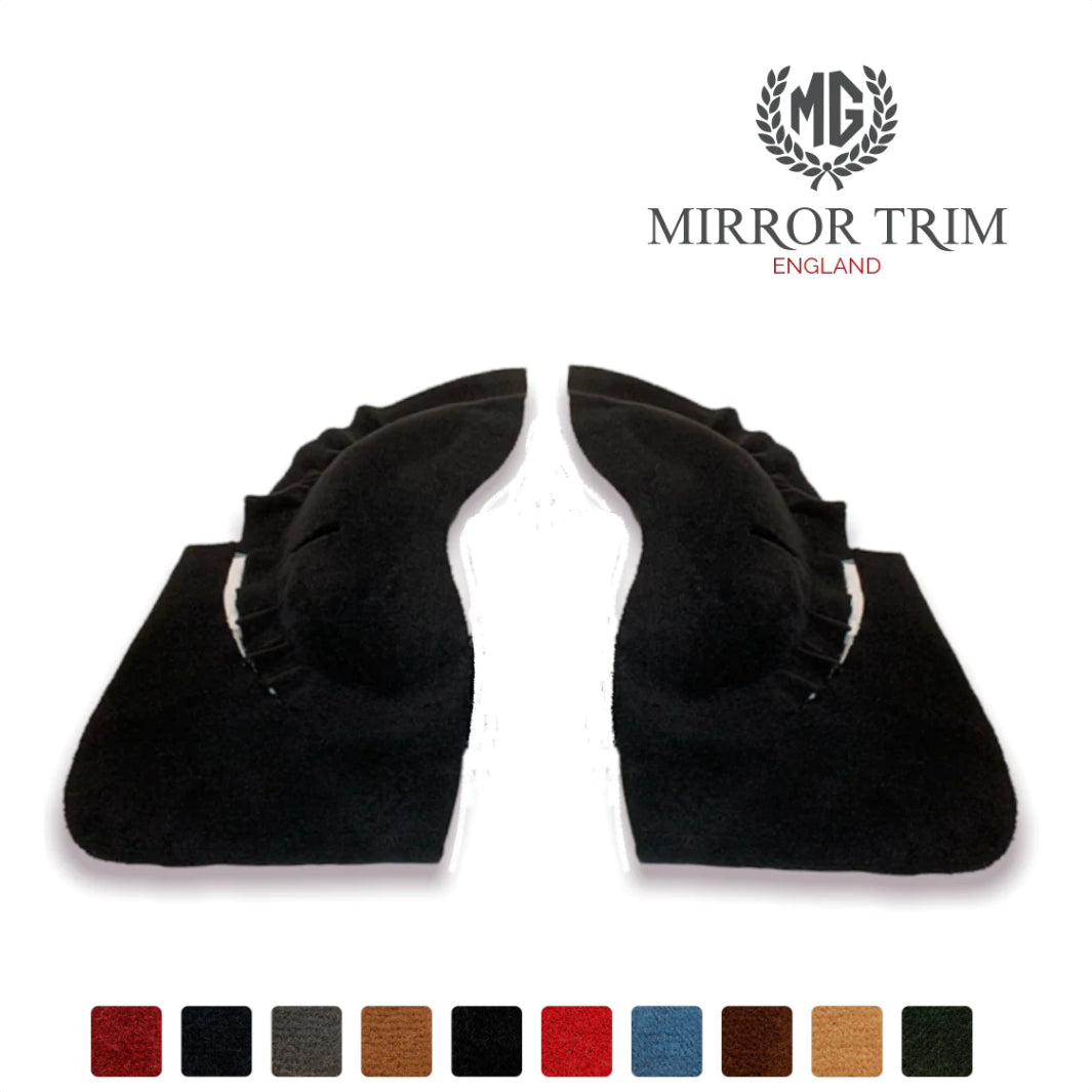 MGB GT CARPET REAR BOOT WHEEL ARCHES 1965-80 | PAIR – Mirror Trim