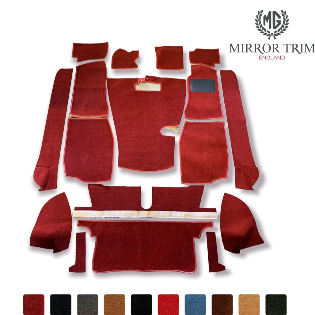 MGB ROADSTER MGB GT CARPET SET CLASSIC & O.E QUALITY – Mirror Trim